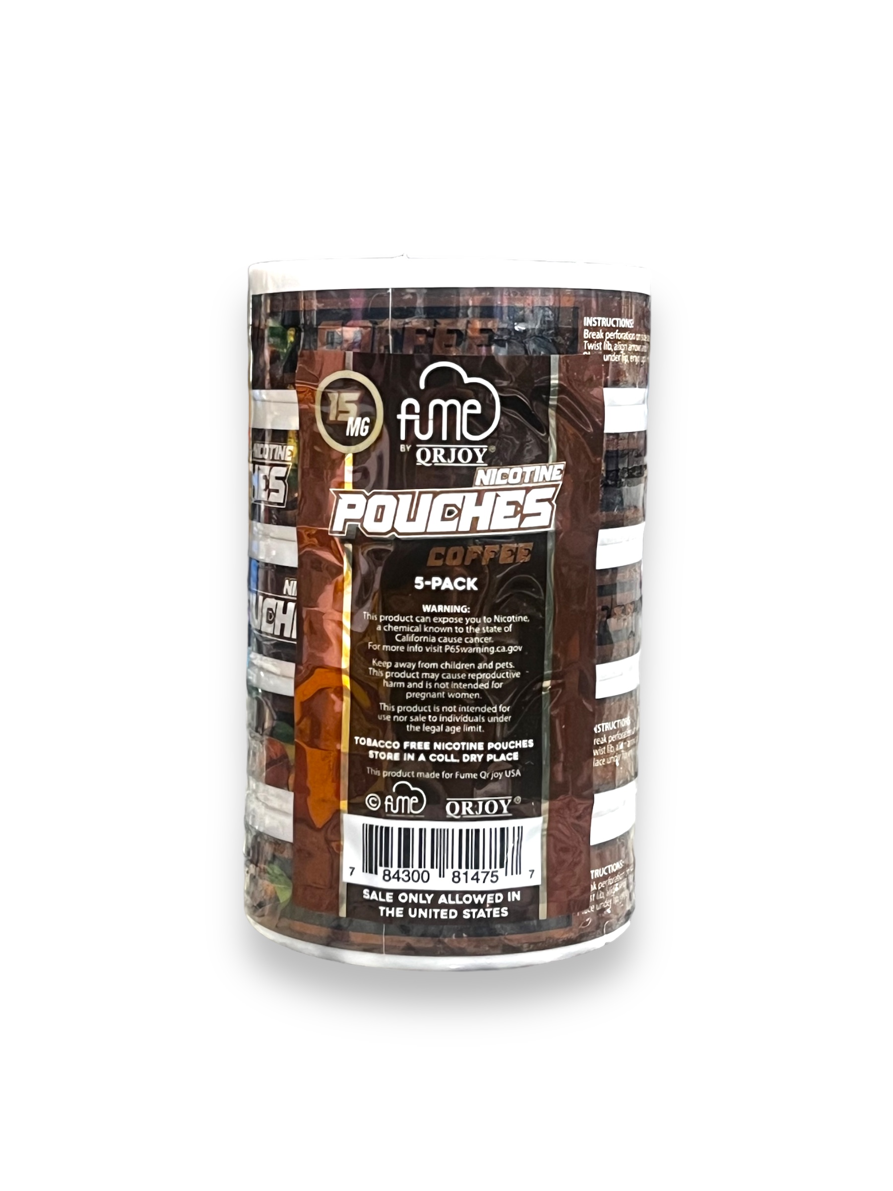 FUME NICOTINE 15MG COFFEE 5CT - Buy Online | Ace Distributors
