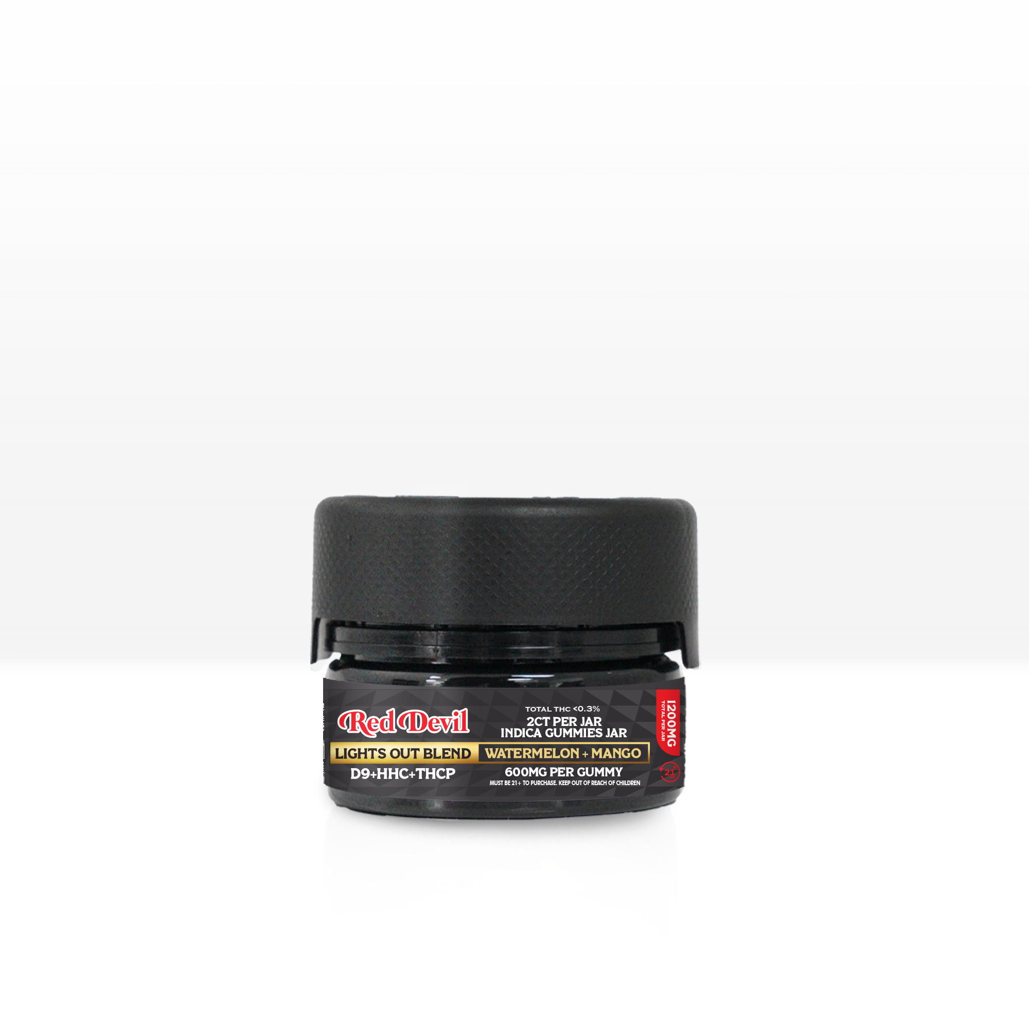 RED DEVIL DUAL GUMMY 600 MG 2PK/10CT JAR - Buy Online | Ace Distributors