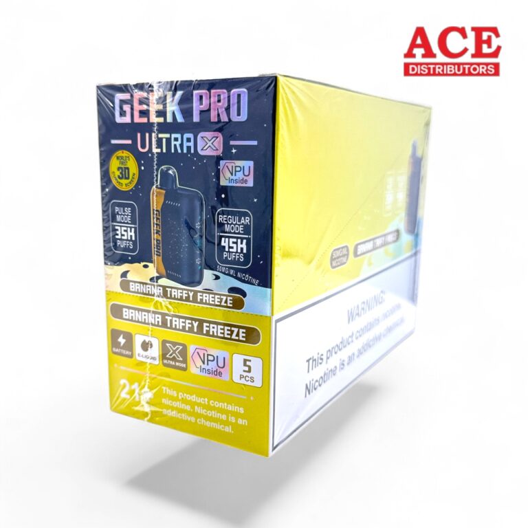 GEEK PRO ULTRA X 50ML 450000 PUFFS 5CT - Buy Online | Ace Distributors