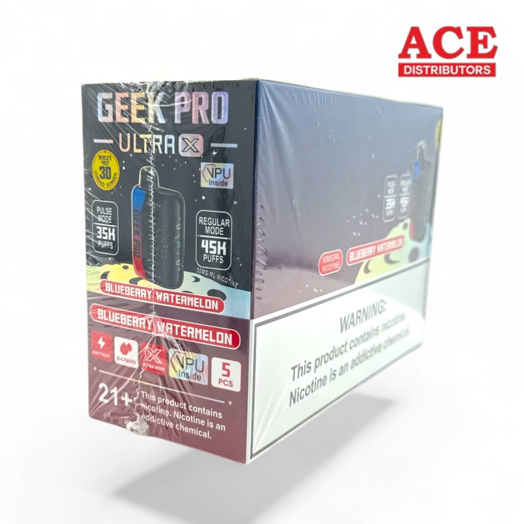 GEEK PRO ULTRA X 50ML 450000 PUFFS 5CT - Buy Online | Ace Distributors