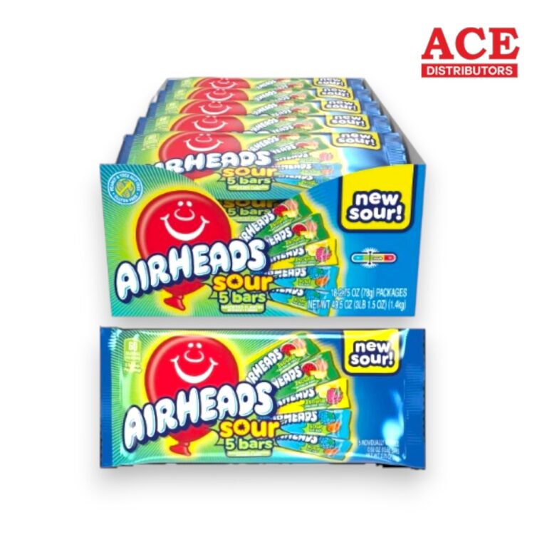 AIRHEAD SOUR 5 BARS 2.75OZ 18CT - Buy Online | Ace Distributors