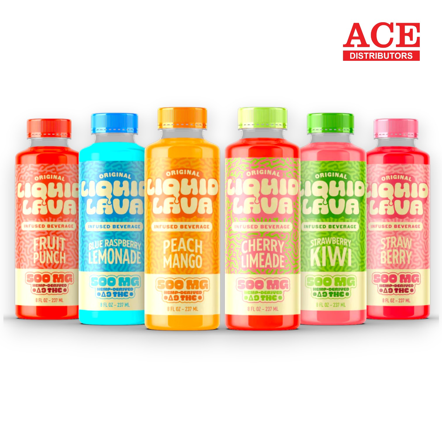 LIQUID LAVA 500MG D9+THC BEVERAGE BOTTLE 8OZ - Buy Online | Ace ...