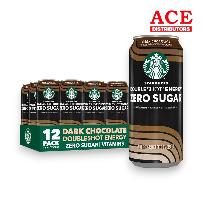 STARBUCKS ZERO SUGAR DARK CHOCOLATE DOUBLESHOT 15OZ 12CT - Buy Online ...